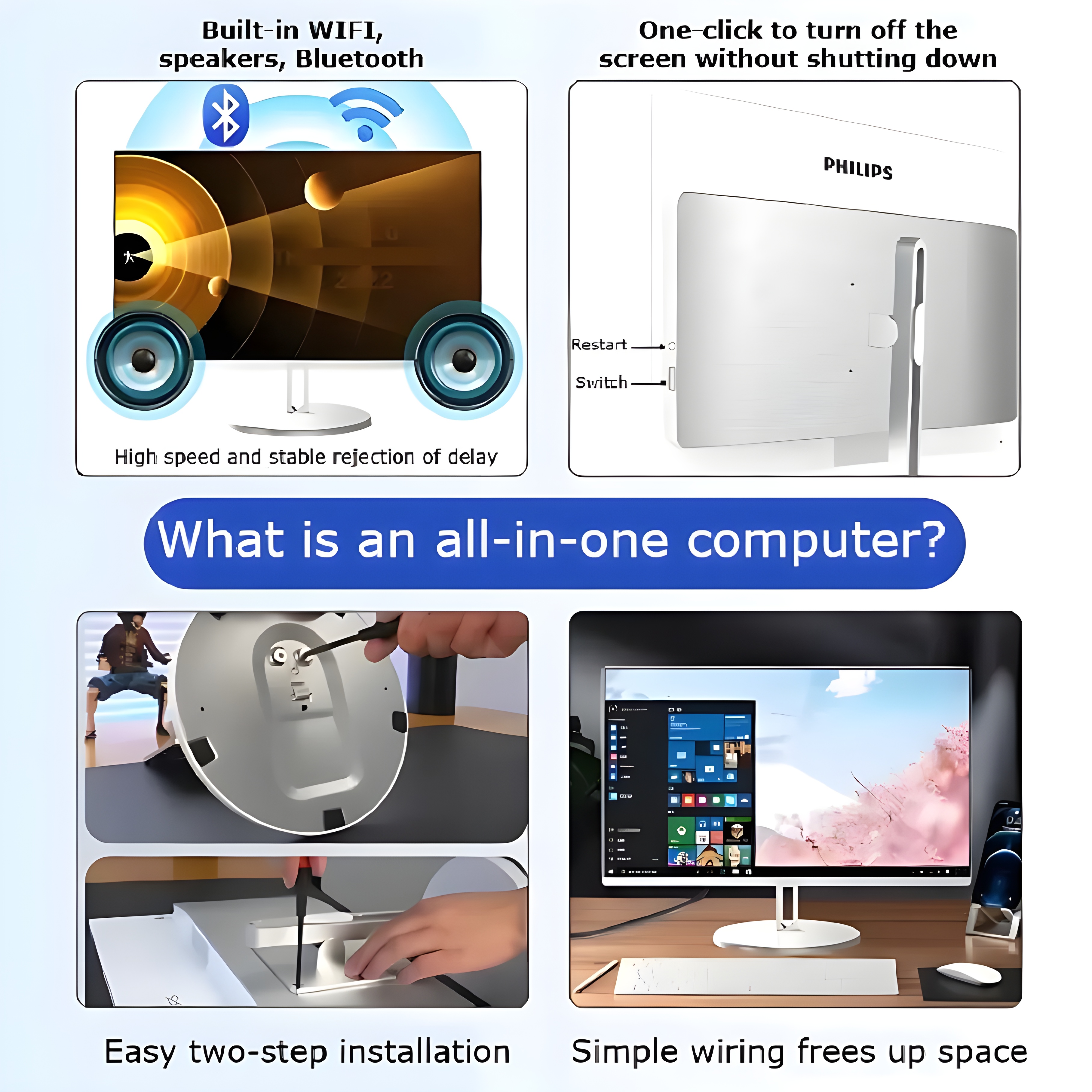 Philips 27-Inch All-in-One Computer – A High-End Choice for Office ...