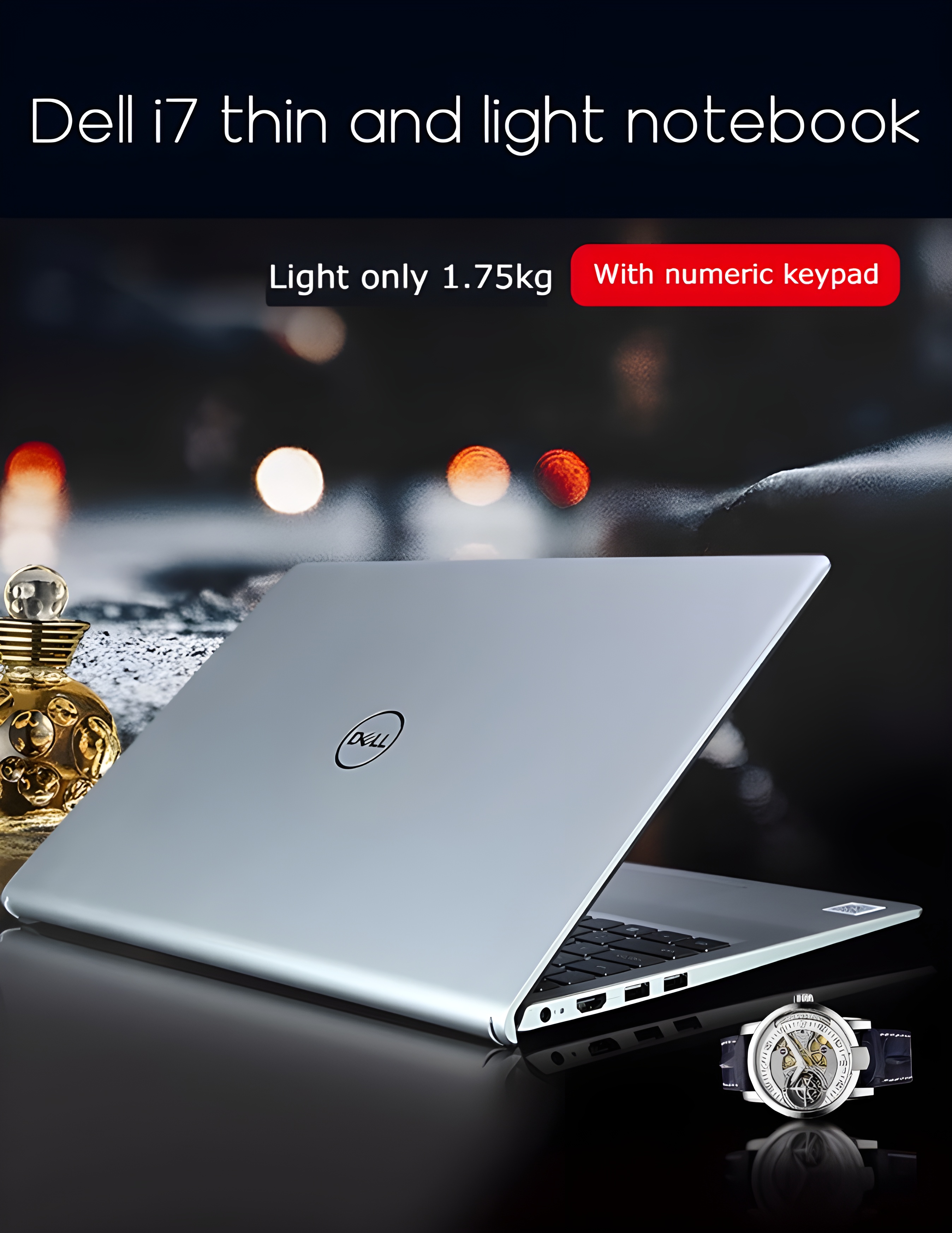 Dell Core i7-1355U HD Core Graphics 120HZ 2TB SSD 32GB 15.6 Inch Thin ...