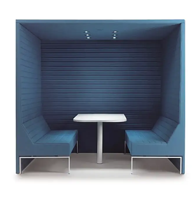 Mingle Library Capped Lounge Sofa Booth: A Modern Office Meeting ...