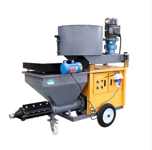 Automatic Electric Wall Plastering Machine High Efficiency Mortar ...