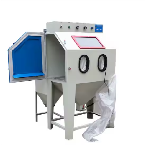 Pressurized Box Pneumatic Dust-Free Sand blasting Machine Remover Small ...